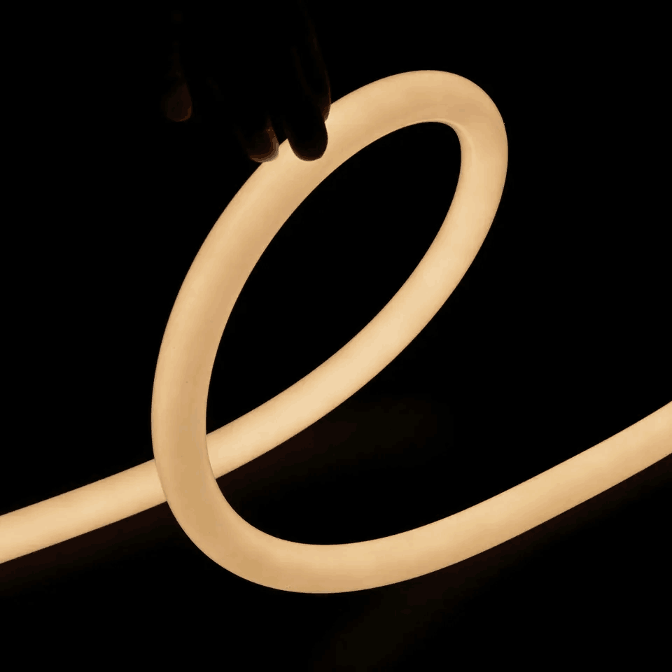 China round led neon flex light strip flexible